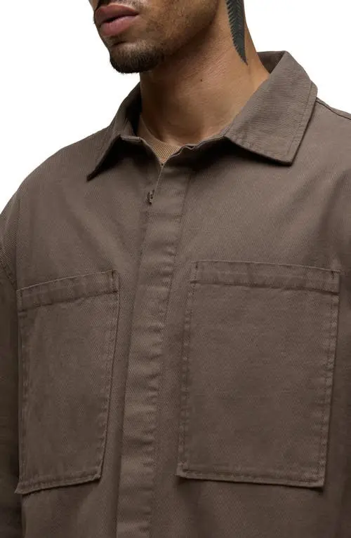 Hudson Jeans Relaxed Long Sleeve Overshirt Jacket