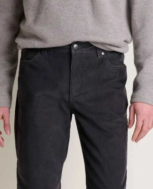 TOAD & CO Coaster Cord Slim Pant - Soot