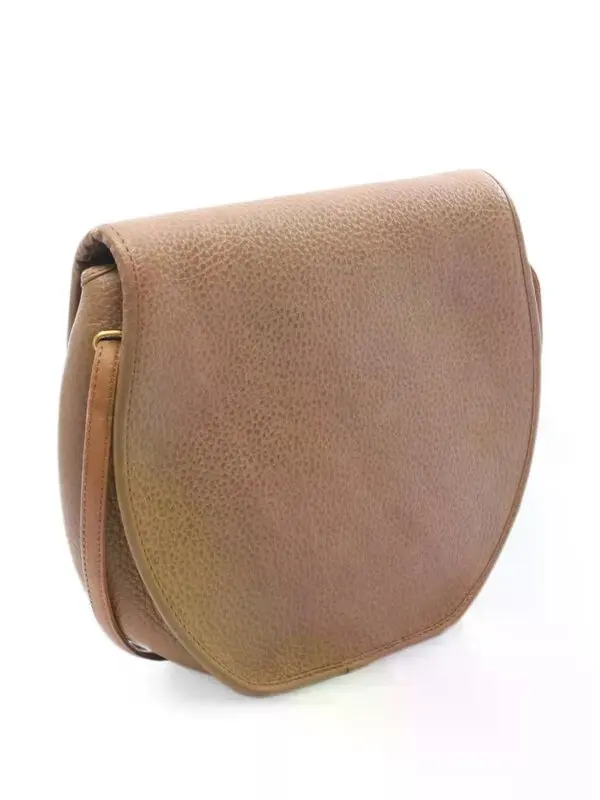 Dior 2000s Cd Plaque Shoulder Bag - Brown