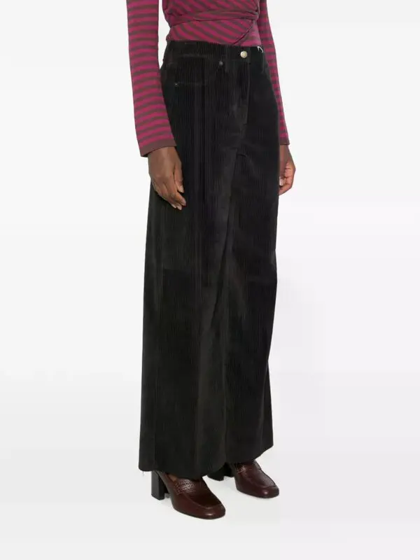 Momoni Corduroy Wide-leg Trousers