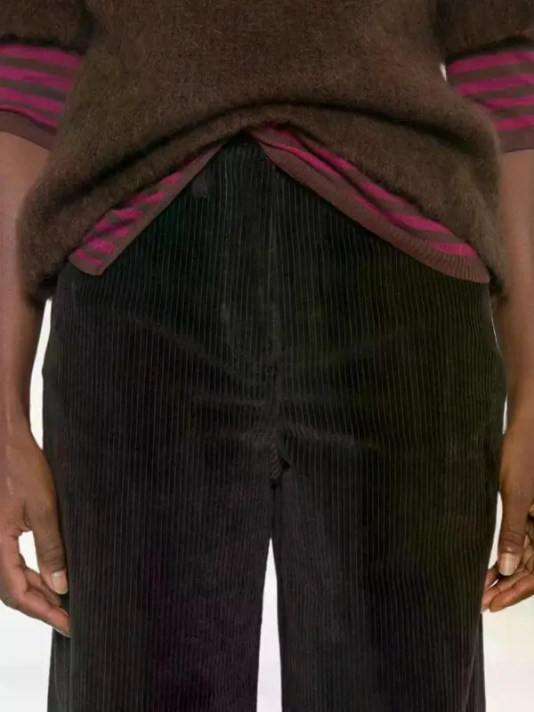 Momoni Corduroy Wide-leg Trousers