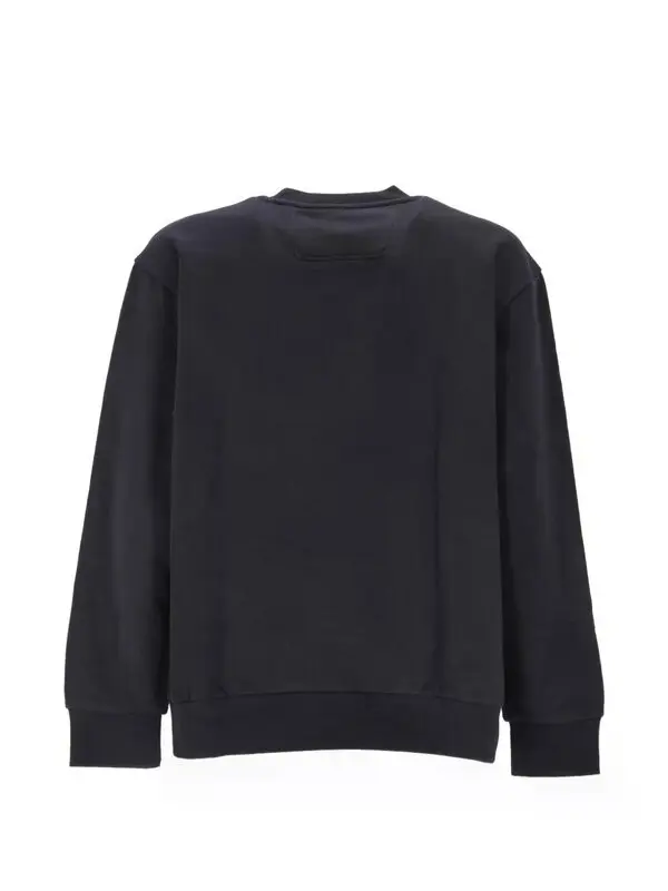 BOSS Logo-patch Sweater - Blue