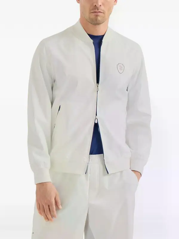 Brunello Cucinelli Logo-patch Zip-up Jacket