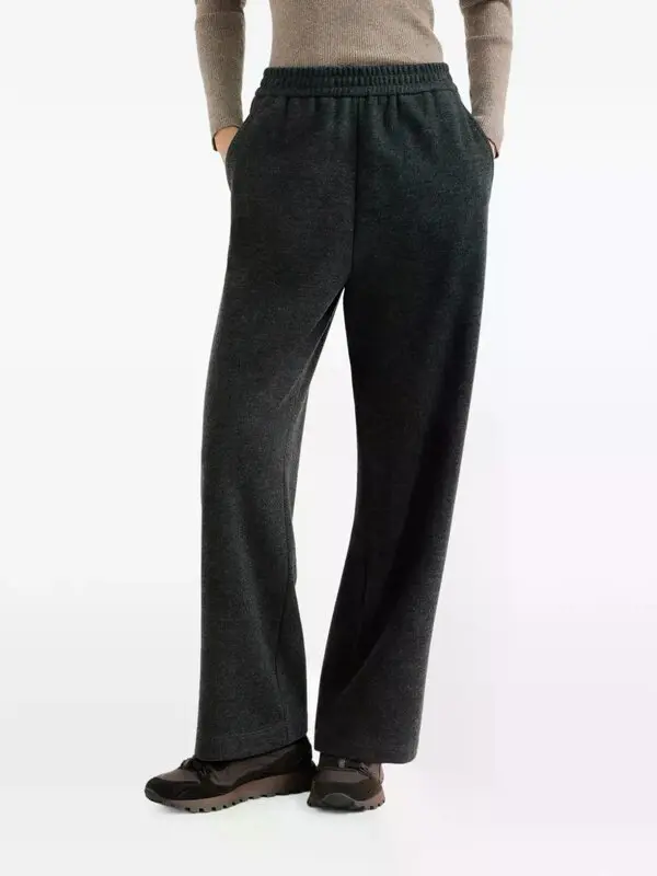 Brunello Cucinelli Cashmere Interlock Track Trousers