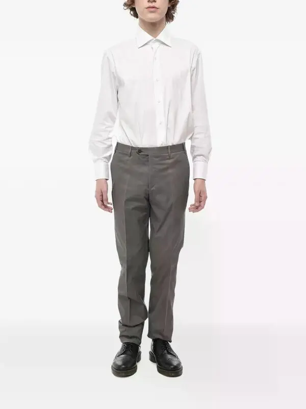 Corneliani Belt-loop Pressed-crease Trousers