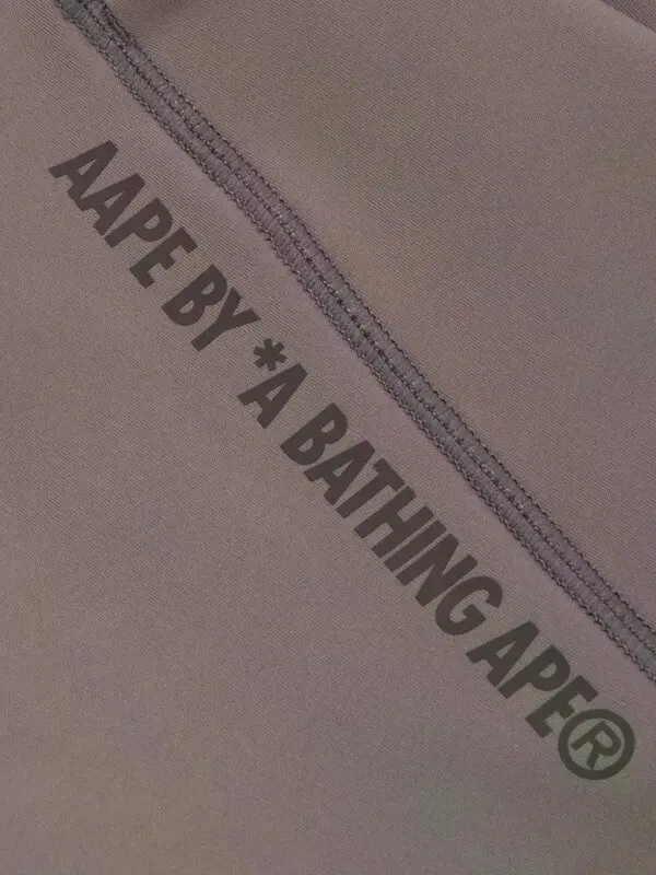 AAPE BY *A BATHING APE Moonface Printed Biker Shorts