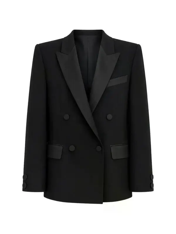 ROOM76 Double-breasted Peak-lapel Blazer