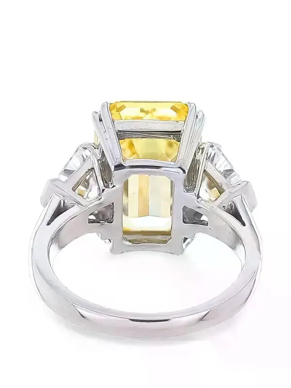 FANTASIA BY DESERIO Emerald-cut Cubic Zirconia Ring