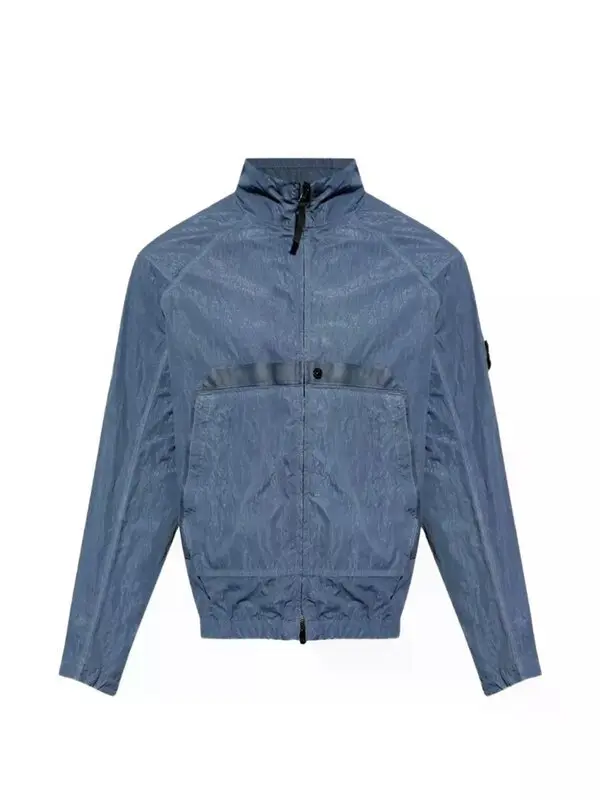 Stone Island Logo-patch High-neck Lightweight Jacket