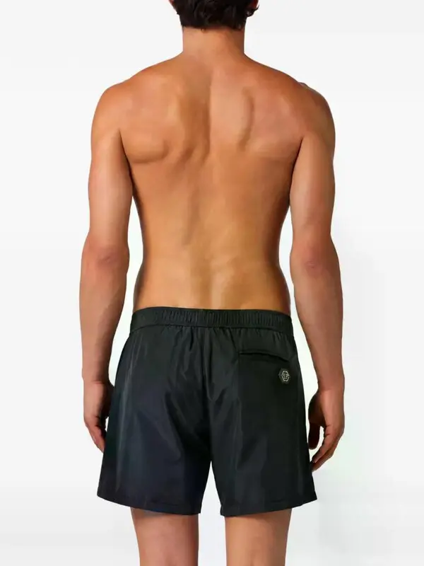 Philipp Plein Crystal-embellished Swim Shorts