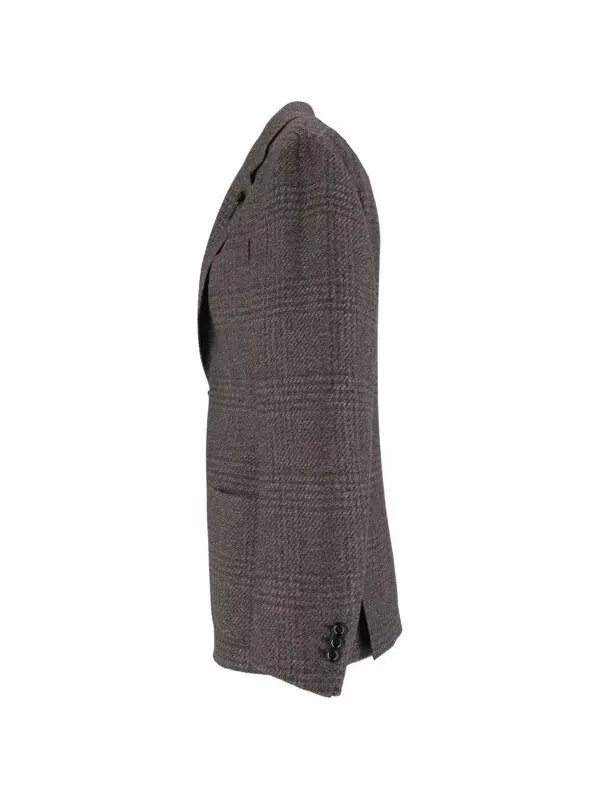 LARDINI Roma Prince Of Wales Check-pattern Blazer