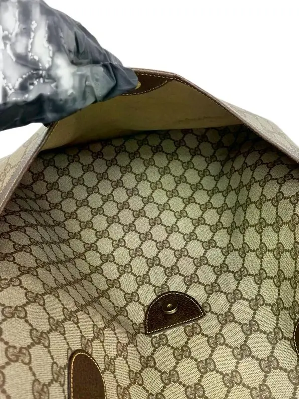 Gucci 1980-1990 Gg Supreme Web Tote Bag - Neutrals