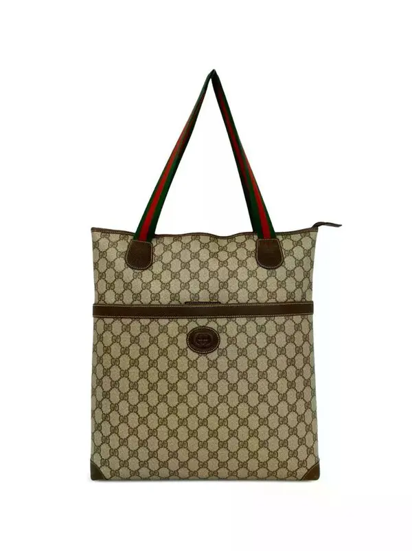 Gucci Gg Supreme Web Tote Bag