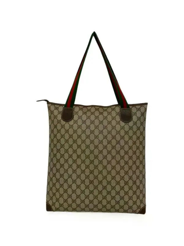 Gucci Gg Supreme Web Tote Bag