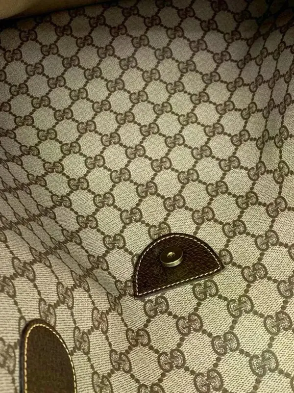 Gucci Gg Supreme Web Tote Bag