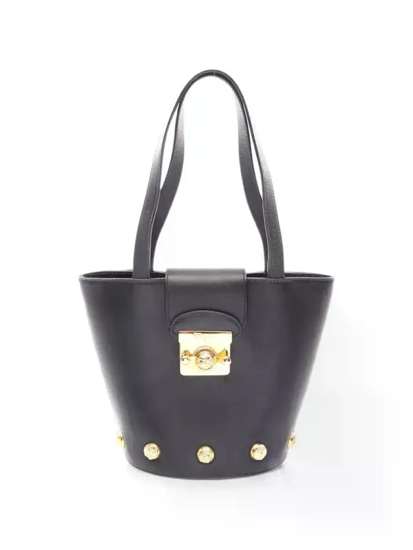 FERRAGAMO Leather Handbag - Black