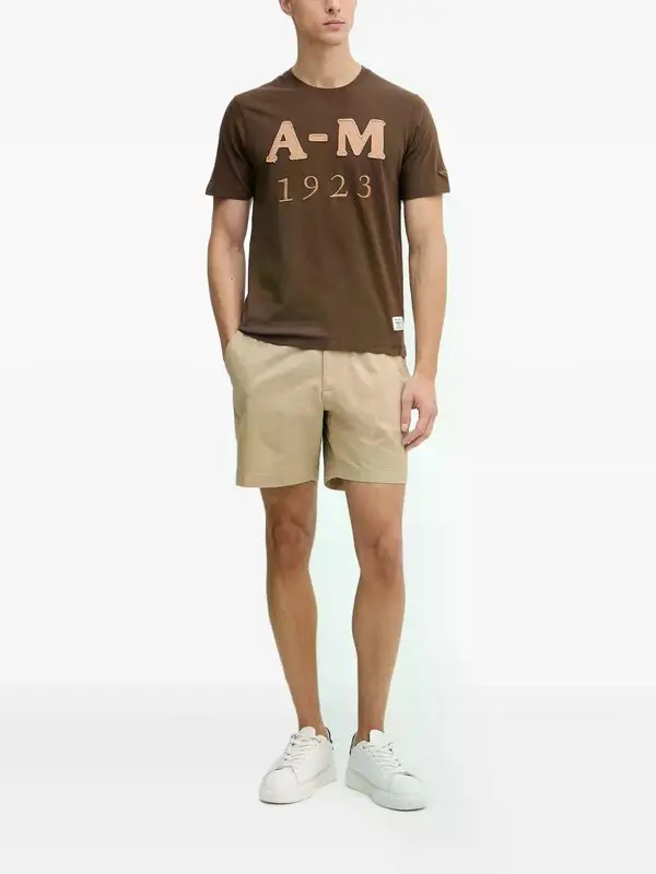 AERONAUTICA MILITARE Logo-patch Embroidered T-shirt