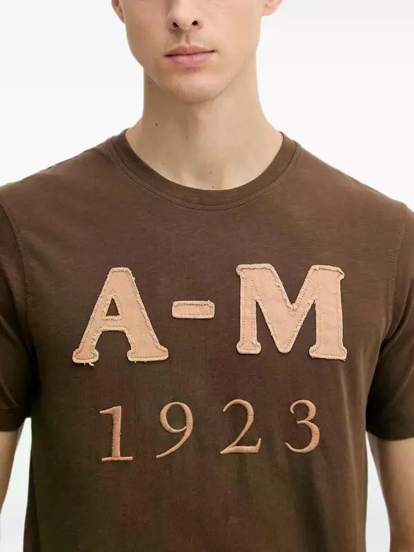 AERONAUTICA MILITARE Logo-patch Embroidered T-shirt