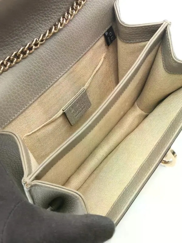 Gucci 2000s Interlocking G Shoulder Bag - Grey