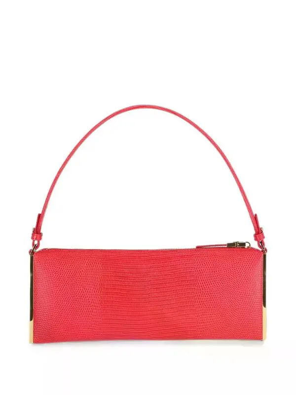 Elisabetta Franchi Lizard-effect Gold-tone Trim Shoulder Bag