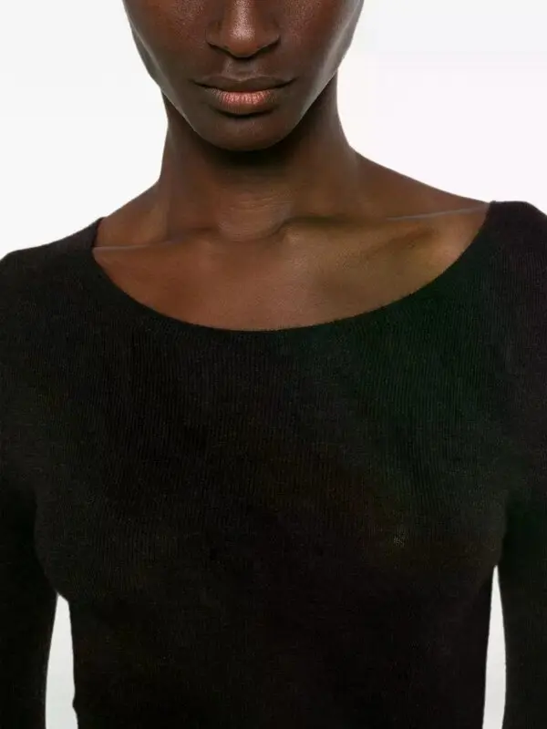 Eric Bompard Seamless Fine-knit Jumper - Brown