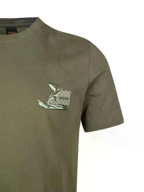 BOSS Logo-print Cotton T-shirt
