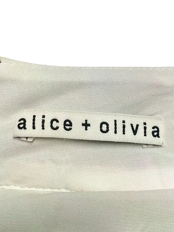 Alice + Olivia Pineapple-print Pleated Mini Skirt