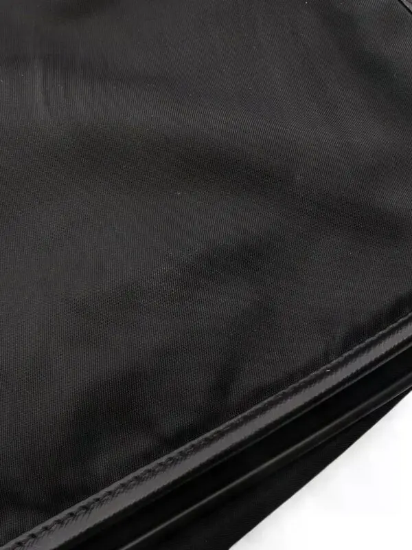 Prada Buckle Shoulder Bag - Black
