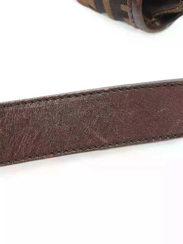 Fendi Zucca Monogram Shoulder Bag - Brown