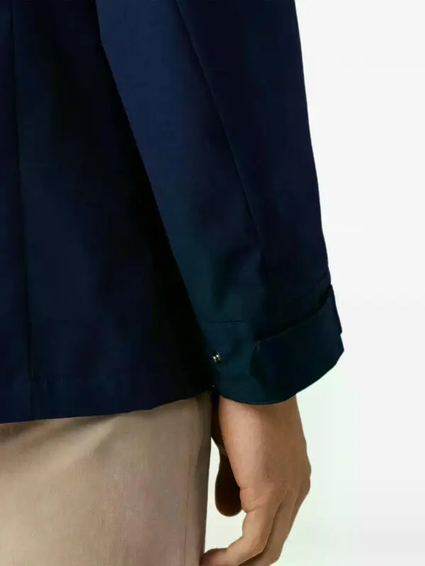 HACKETT LONDON Corduroy-collar Patch-pocket Coat