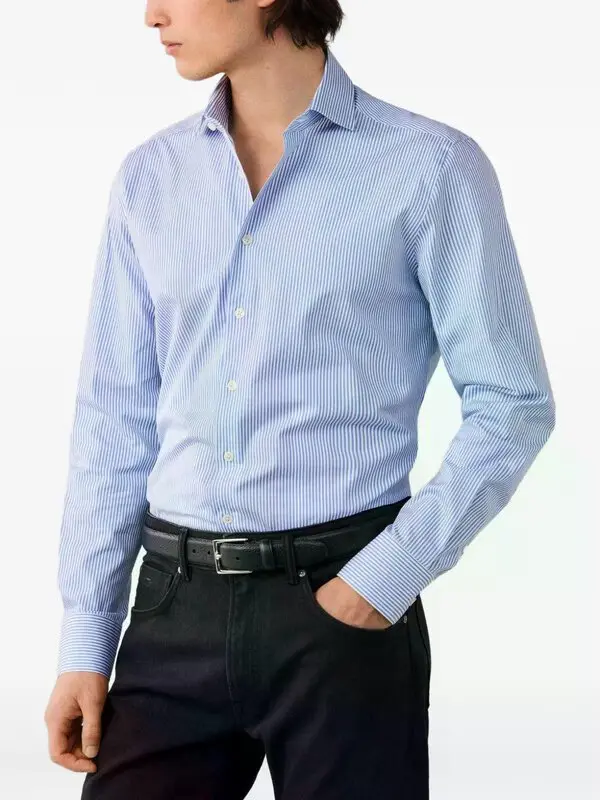 HACKETT LONDON Stripe Cotton Shirt