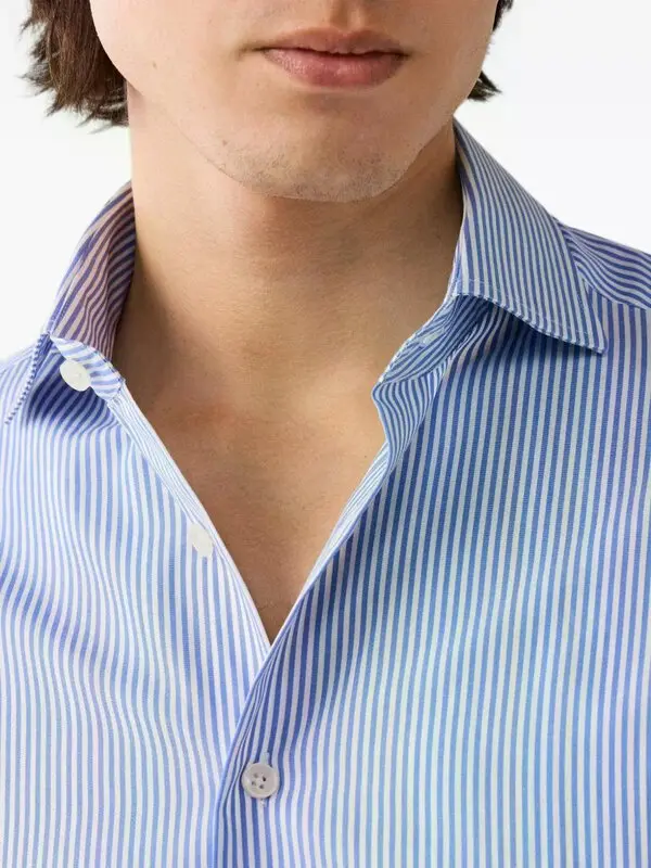 HACKETT LONDON Stripe Cotton Shirt