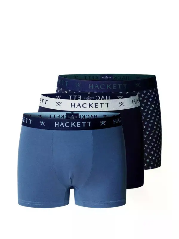 HACKETT LONDON Logo-waistband Boxers - Blue