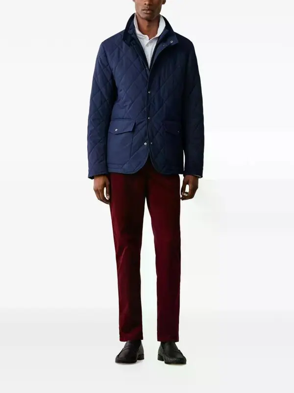 HACKETT LONDON Paddock Diamond-quilted Jacket