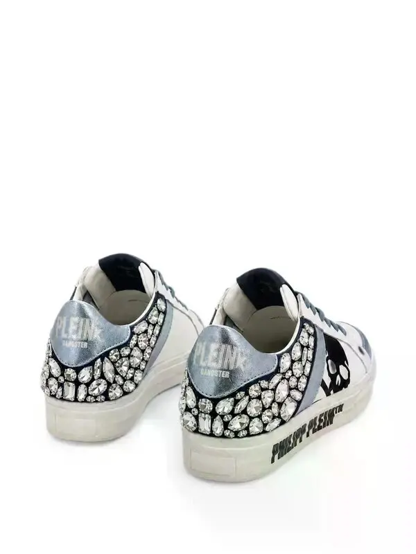 Philipp Plein Embellished Skull Low-top Sneakers