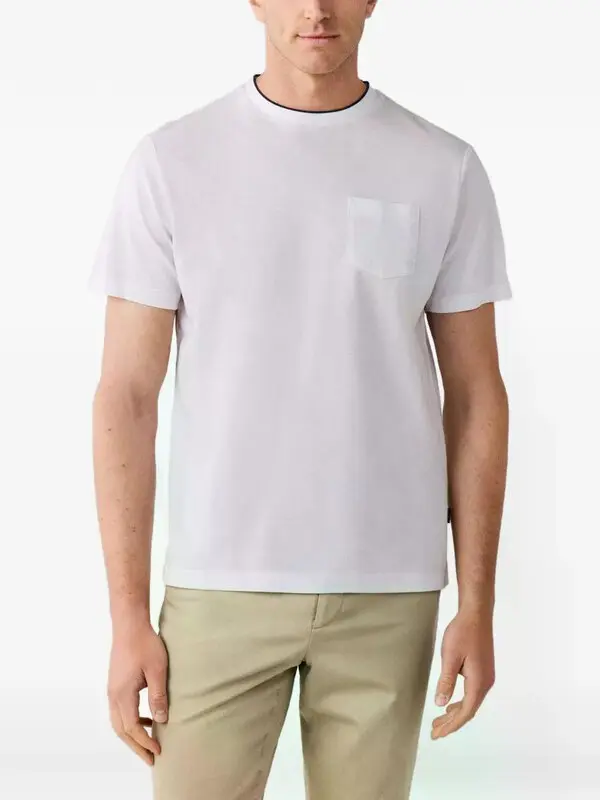 HACKETT LONDON Mercerised Pique-cotton T-shirt
