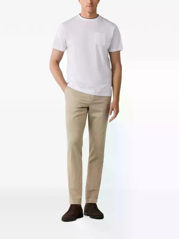 HACKETT LONDON Mercerised Pique-cotton T-shirt
