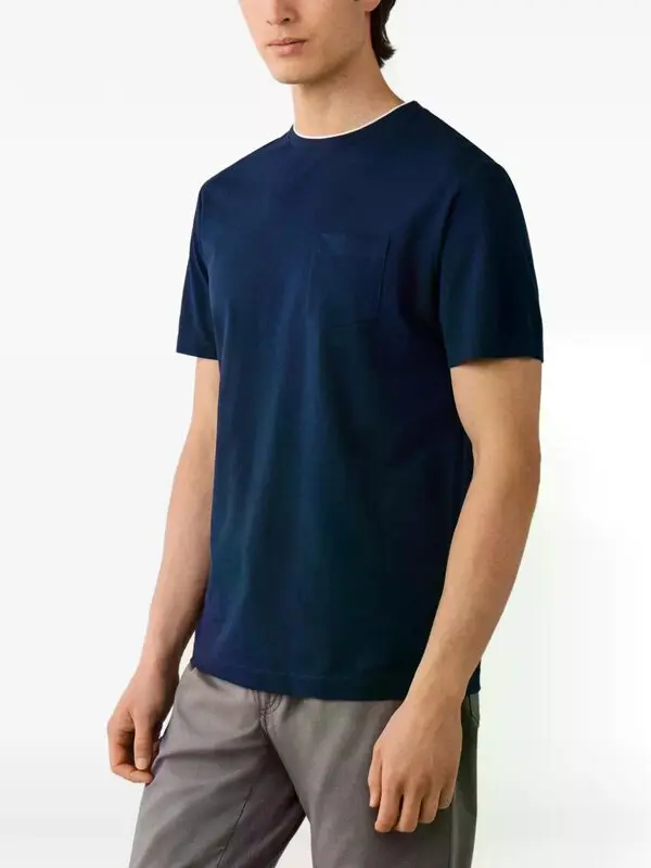 HACKETT LONDON Chest-pocket Piqué T-shirt