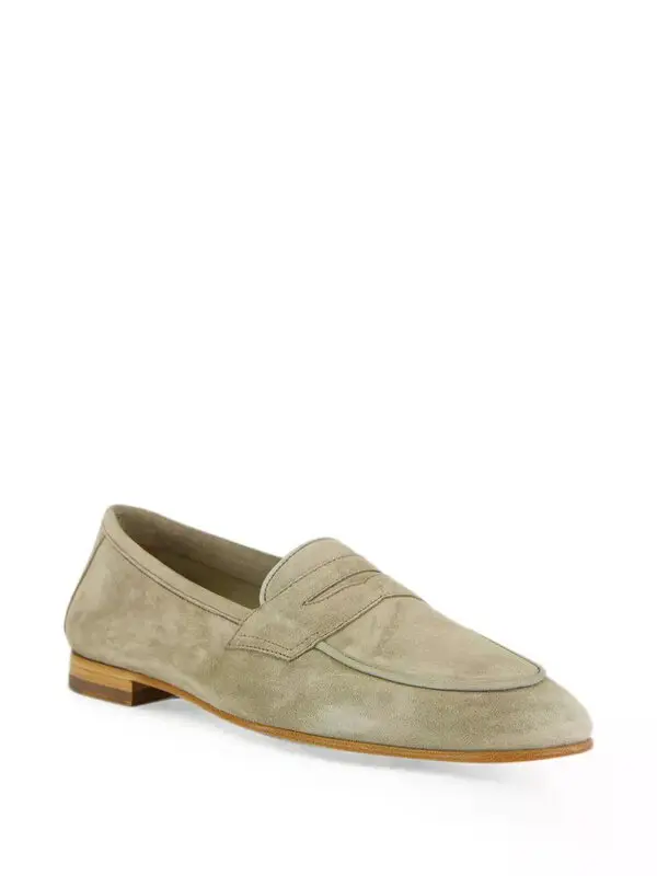 Frescobol Carioca Leme Suede Loafers