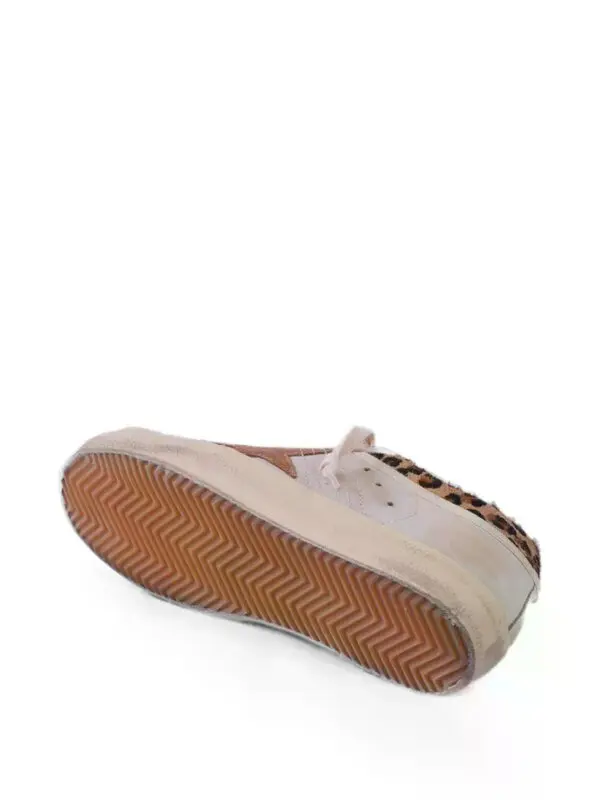 GOLDEN GOOSE Super-star Leopard-print Sneakers