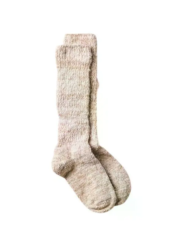 YAHAE Garabou Slipper Socks - Brown
