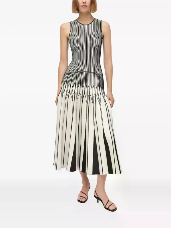 Simkhai Oaklen Illusion Knit Midi Dress