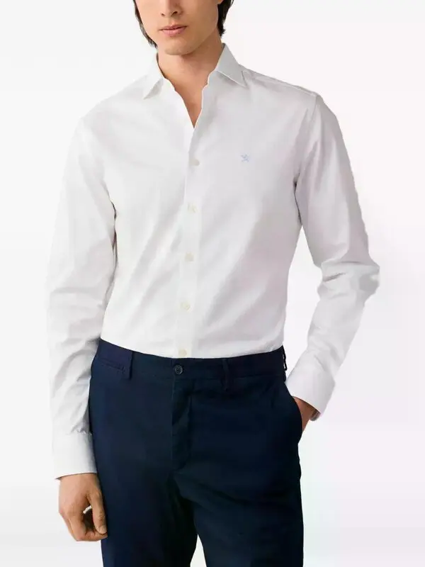 HACKETT LONDON Logo-embroidered Shirt