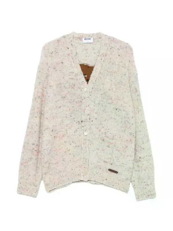 Moschino Teddy Bear Buttoned Cardigan