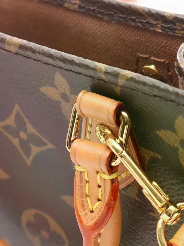 LOUIS VUITTON Monogram Petite Sac Plat Handbag