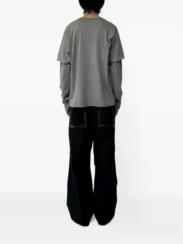 SAN263-1 Layered-sleeve T-shirt