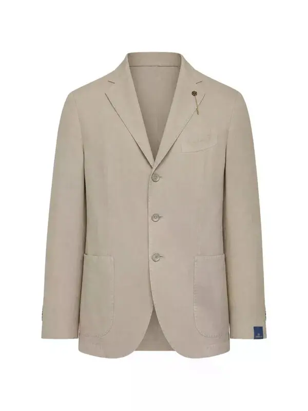 SANTANIELLO Notched-lapel Single-breasted Blazer