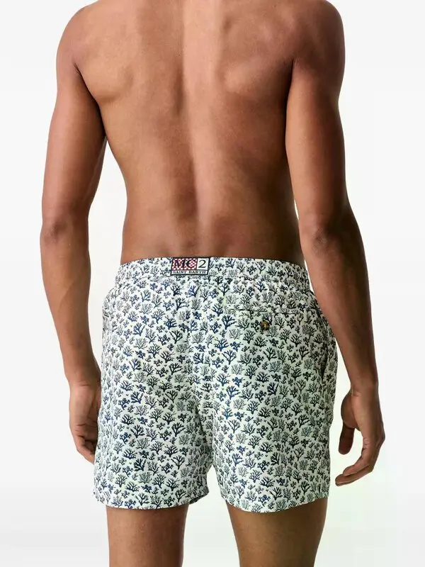 MC2 SAINT BARTH Coral-print Swim Shorts