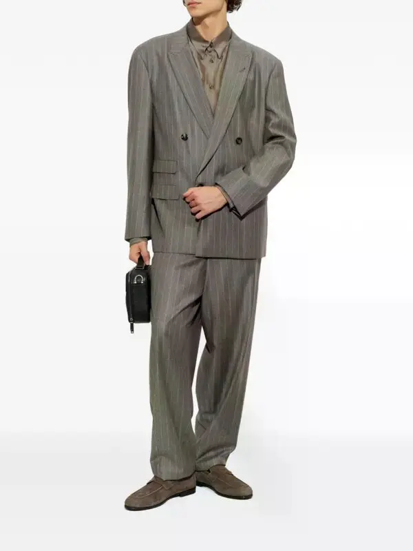 Giorgio Armani Herringbone-pattern Shirt