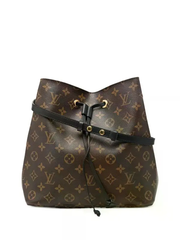 LOUIS VUITTON 2017 Monogram Neonoe Mm Bucket Bag - Brown